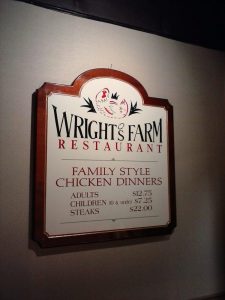 TEN MILE RIVER RAMBLES – WRIGHT’S FARM RESTAURANT