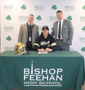 BISHOP FEEHAN: CALEB FAURIA LETTER OF INTENT